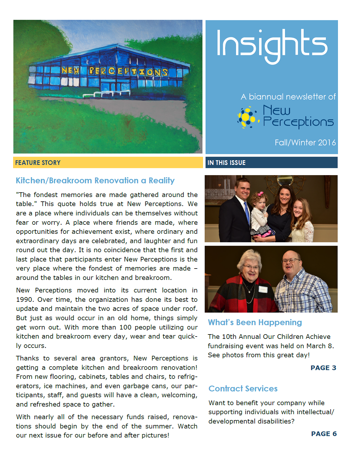 Insights Newsletter - Fall/Winter 2016